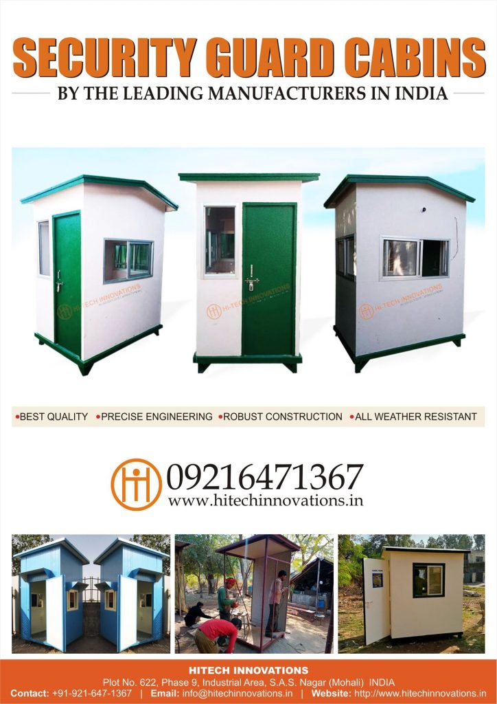 Guard Rooms: Security Cabins Chandigarh Panchkula Mohali ...
