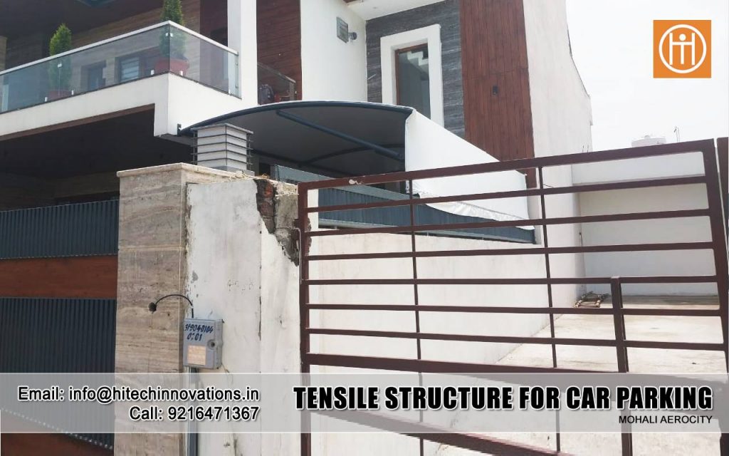 Car Parking Tensile Structure Aerocity - Mohali Kharar Sunny Enclave ...