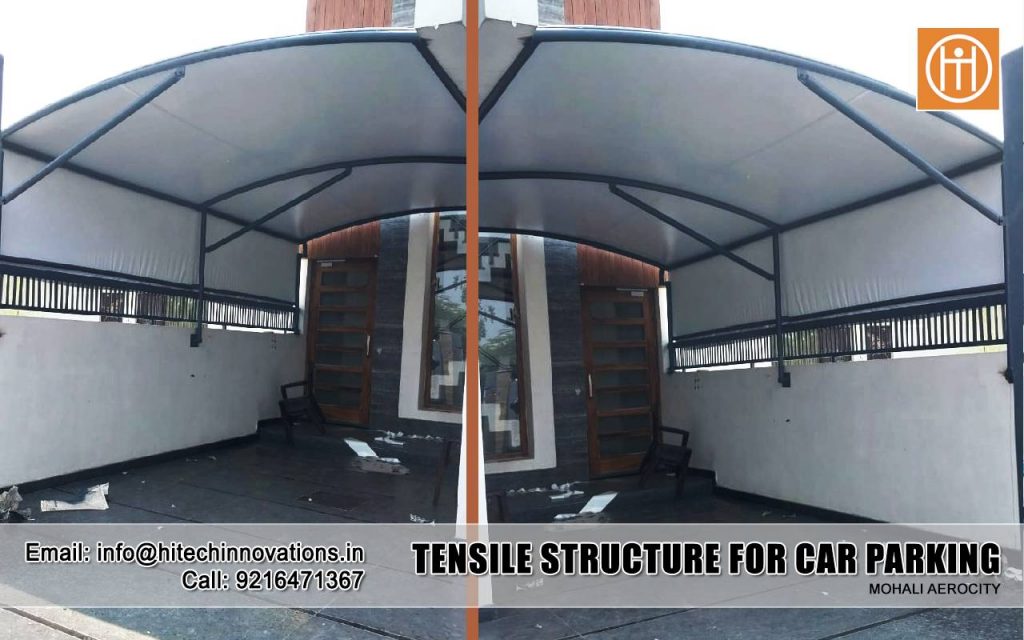 Car Parking Tensile Structure Aerocity - Mohali Kharar Sunny Enclave ...