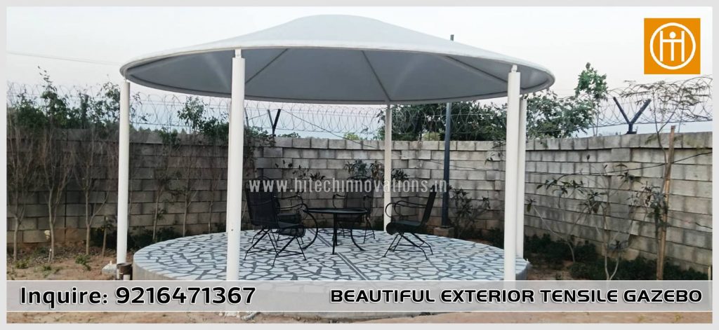 Outdoor Gazebo Manufacturer with Sitting @ Rs.1,26,000 | Hitech Innovations