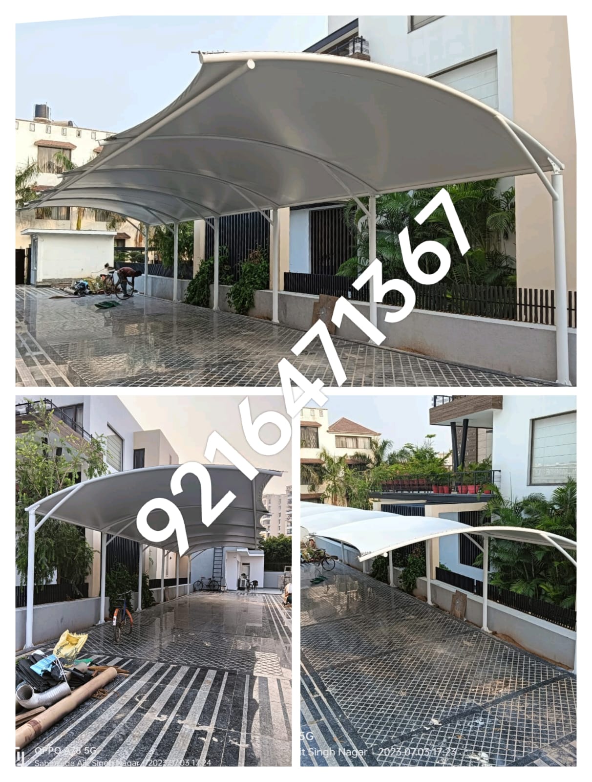 Our Tensile Car Parking Installation Projects - June July August 2024 ...