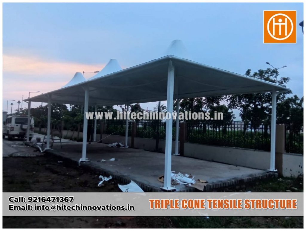 Top Tensile Fabrication Company for Canopy Sheds Awnings | Chandigarh ...
